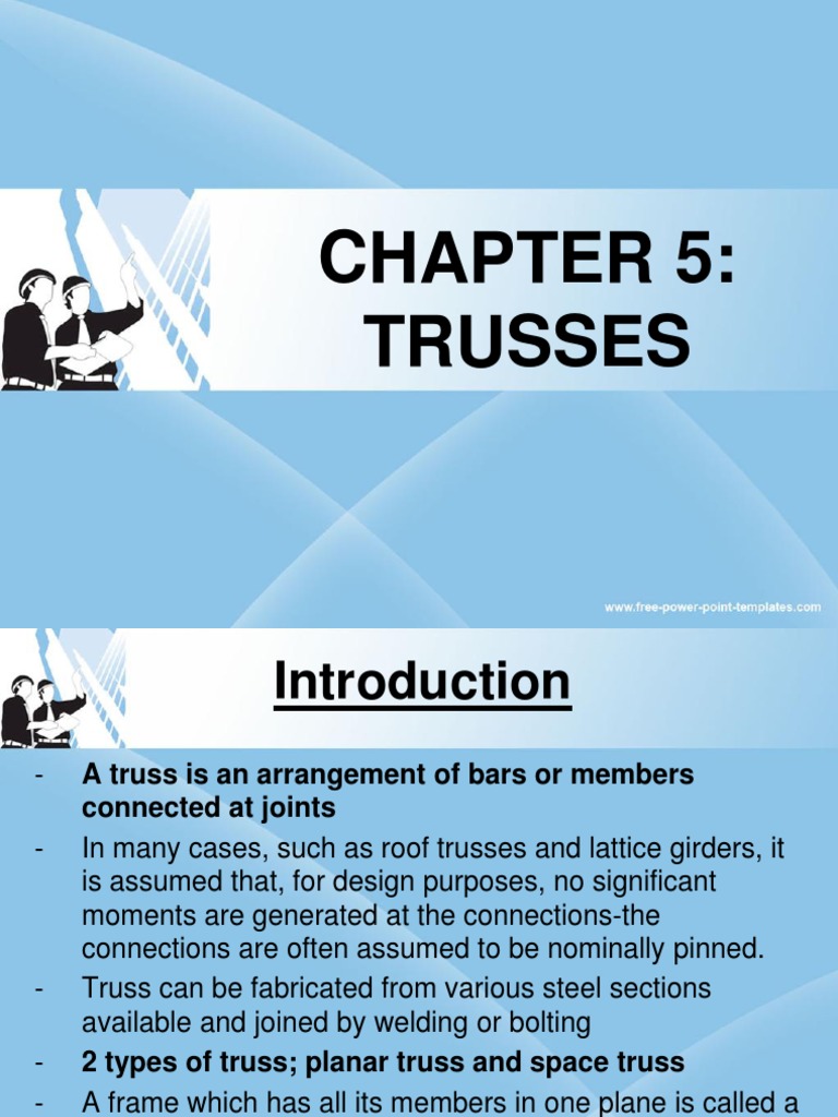 Chapter 4 Trusses | PDF | Truss | Buckling