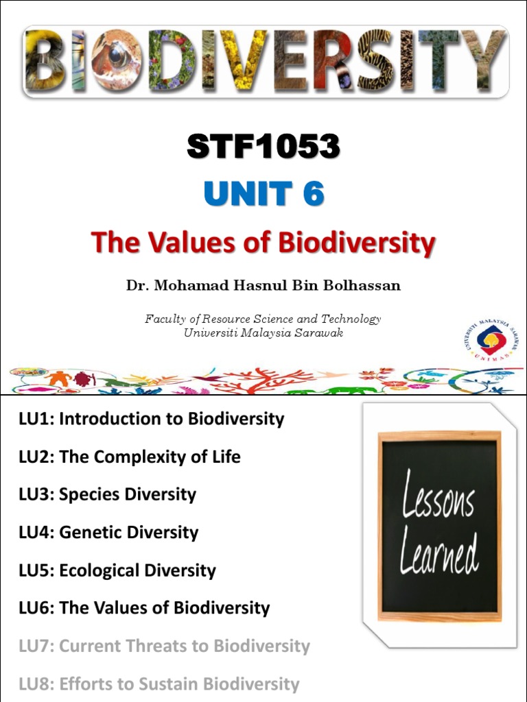 The Values of Biodiversity | PDF | Biodiversity | Ecosystem Services