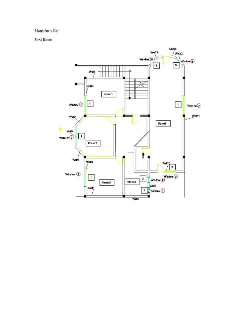 Villa Radiator and Heating Plans | PDF | Hydraulics | Building Technology
