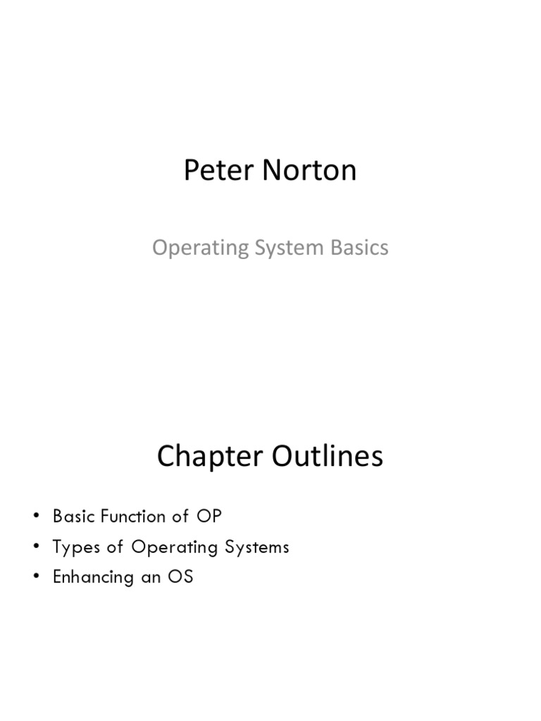 CH 06A Operating System Basics | PDF | Antivirus Software | Operating ...