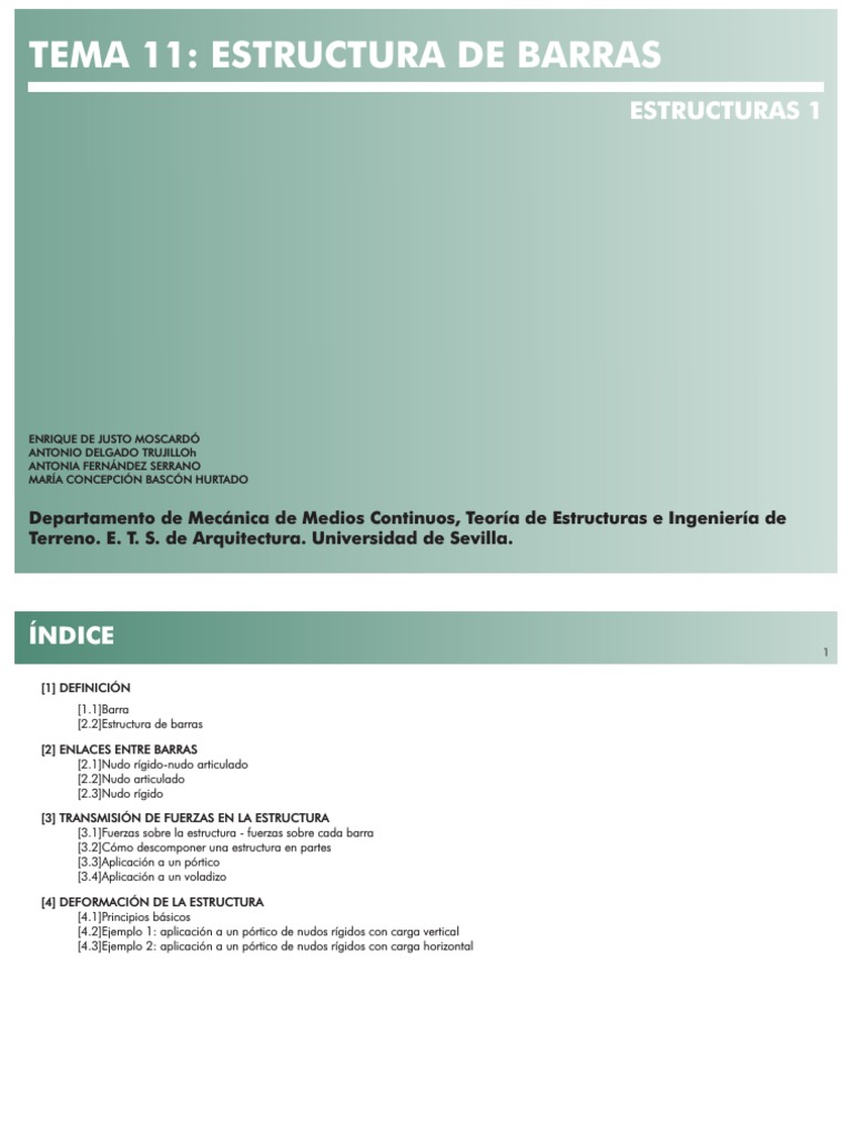 Estructura de Barras | PDF | Doblar | Ingeniero civil