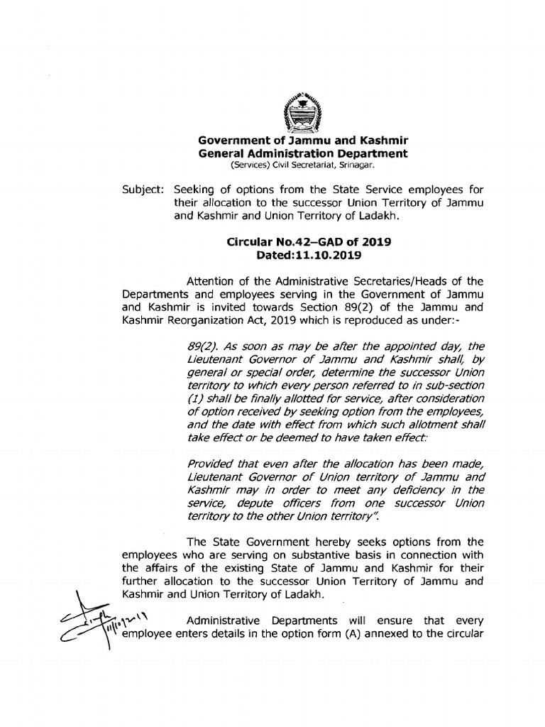 JKGAD | PDF | Government | Social Institutions