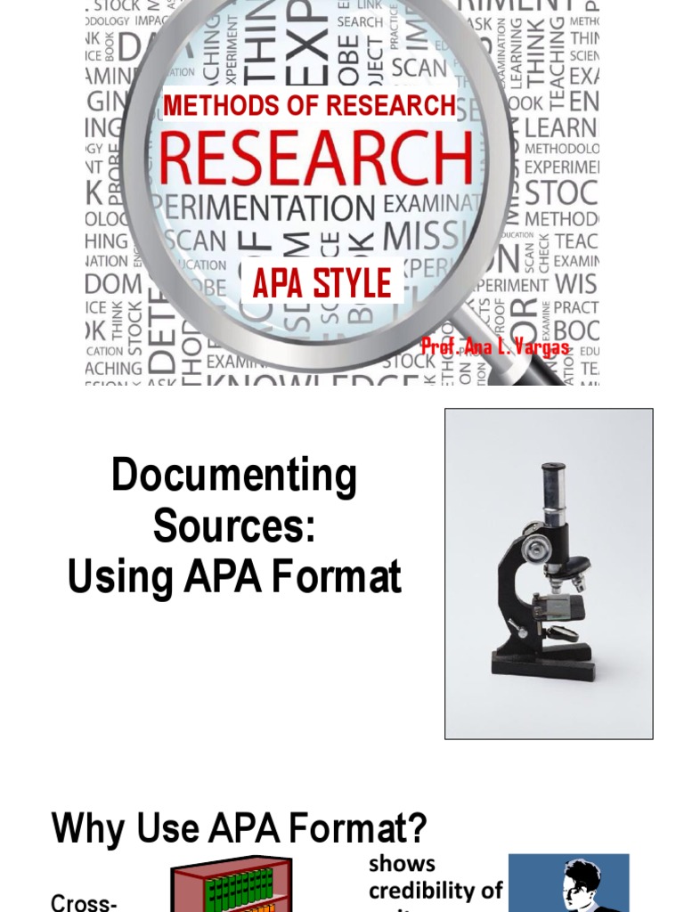 Methods of Research: Apa Style | Download Free PDF | Citation | Bracket