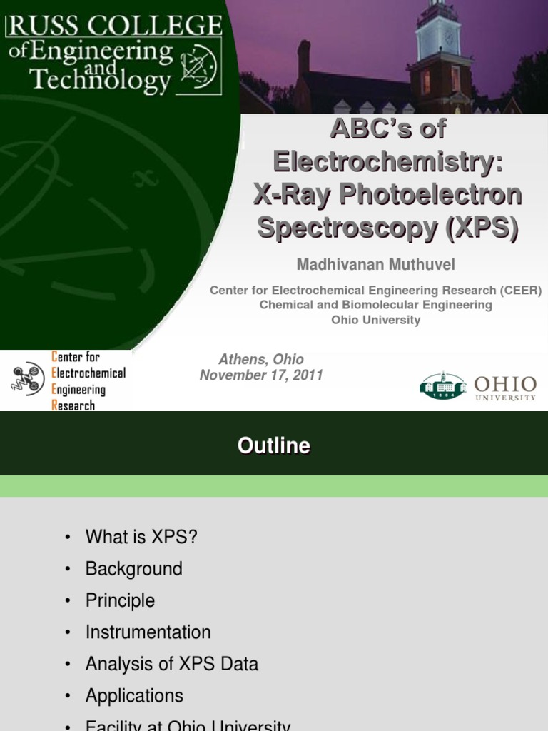Xps PDF | PDF | X Ray Photoelectron Spectroscopy | Surface Science