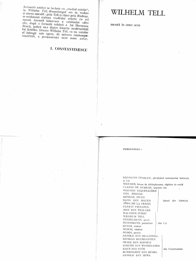 Wilhelm Tell | PDF
