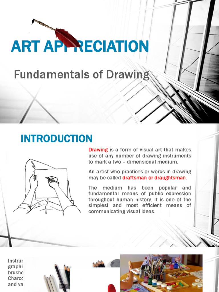 Art Appreciation: Fundamentals of Drawing | PDF | Drawing | Paper