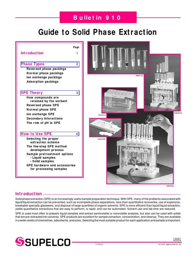 Manual Supelco | PDF | Acid Dissociation Constant | Physical Sciences