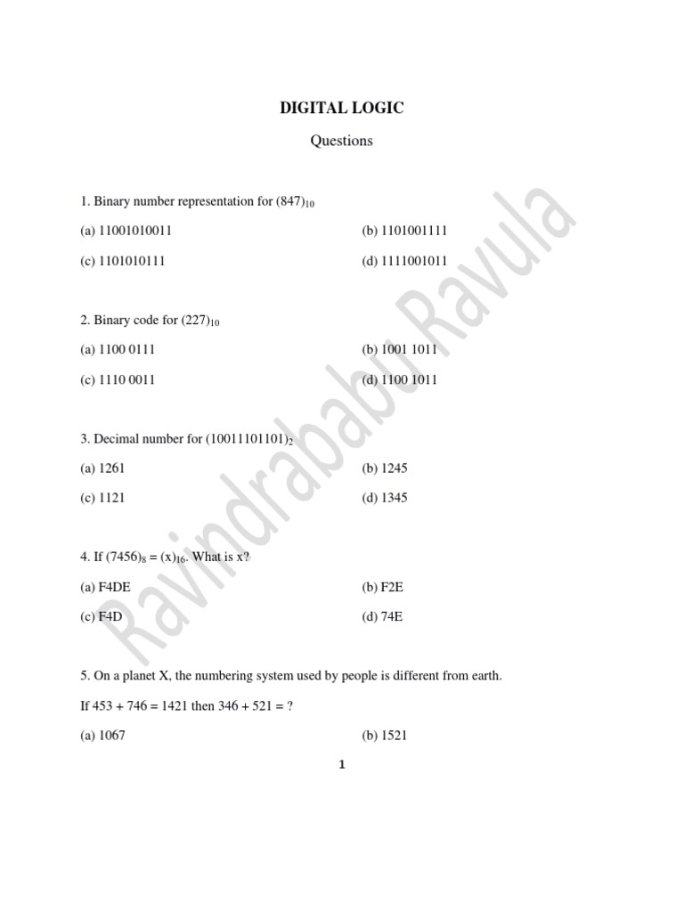 DL (Number System) - Q2 - New - W PDF | PDF | Naming Conventions ...