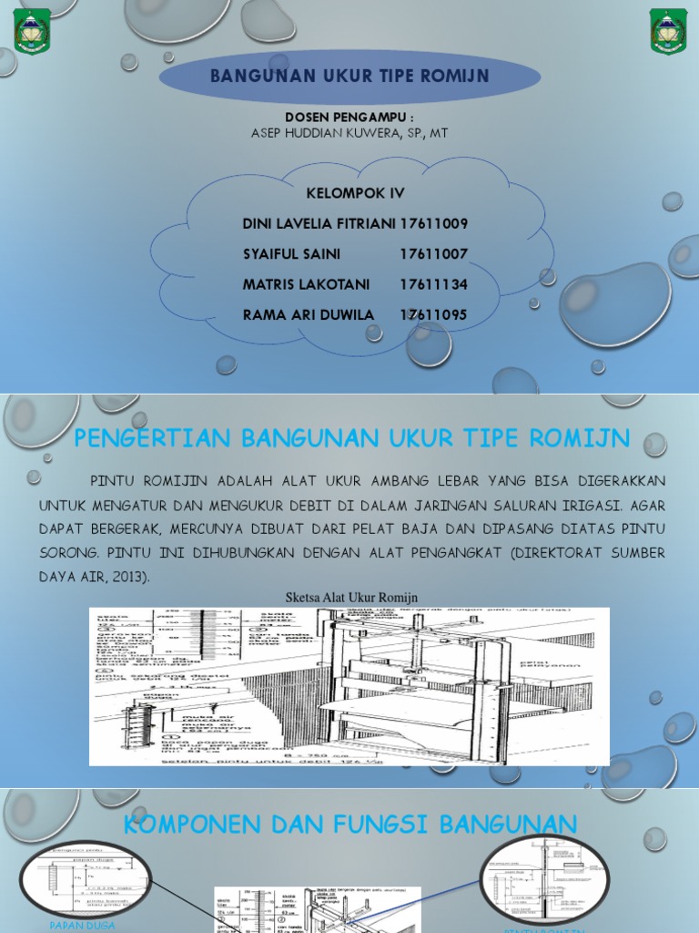 Bangunan Ukur Tipe Romijn | PDF