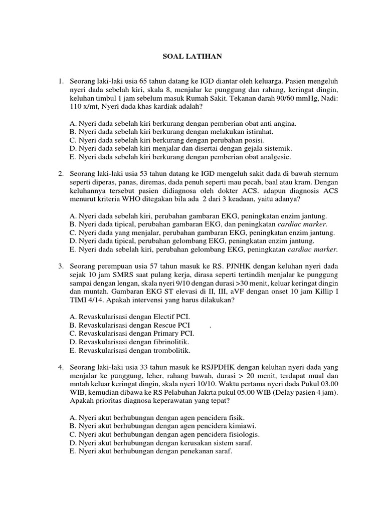 Soal KV Latihan WK16 | PDF