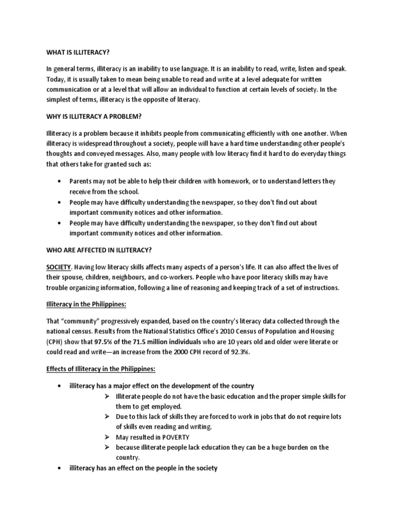 NSTP - Group 3 | Download Free PDF | Literacy | Philippines