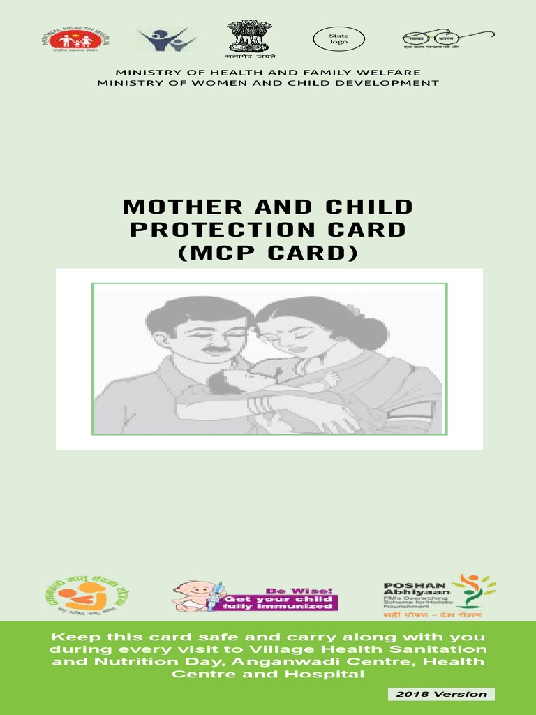 Mother and Child Protection Card (MCP Card) | PDF | Breastfeeding ...