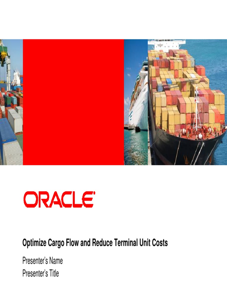 Cargohandling Optimization | PDF | Analytics | Oracle Corporation