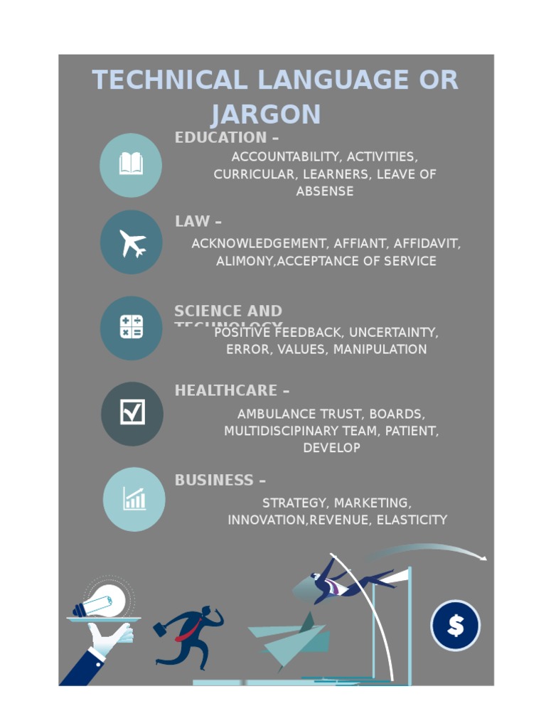 Technical Language or Jargon: Education | PDF