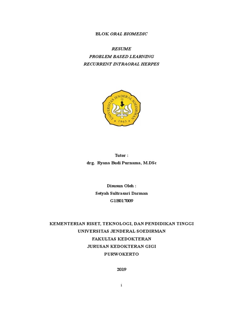 Cover Laporan Unsoed | PDF | Sains & Matematika