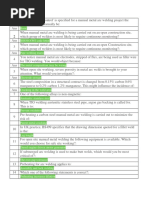 Welding Practice Exam Questions | PDF | Welding | Construction