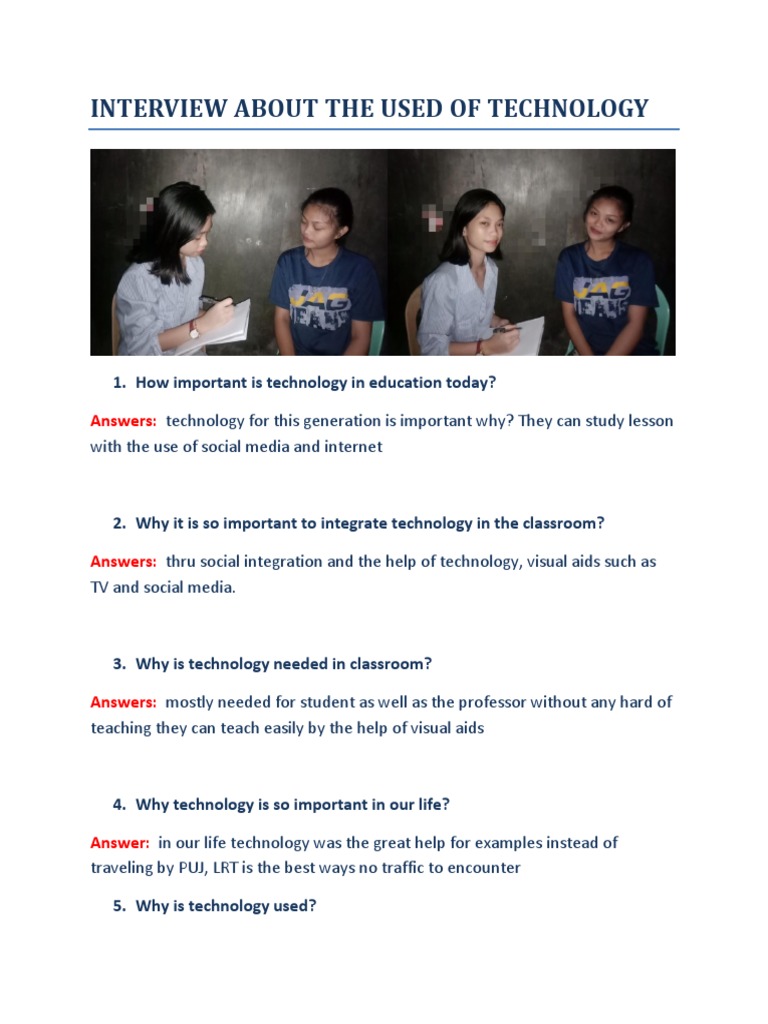 Importance of Technology in Education | PDF