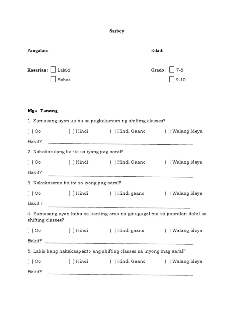 Sarbey Example | PDF