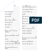 Guitar Chords and Lyrics For "14" by Silent Sanctuary: PDF | PDF