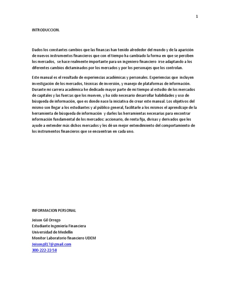 Manual Bloomberg PDF | PDF | Archivo de computadora | Ventana (informática)