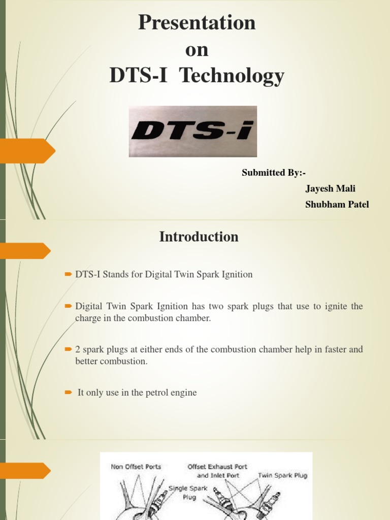 Presentation On DTS-I Technology: Submitted By:-Jayesh Mali Shubham ...