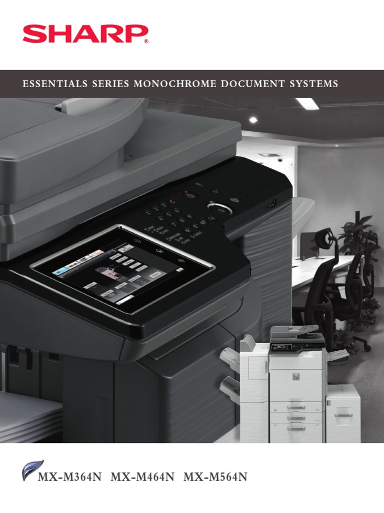 MX M364 464 564N Brochure | PDF | Fax | Computer Network