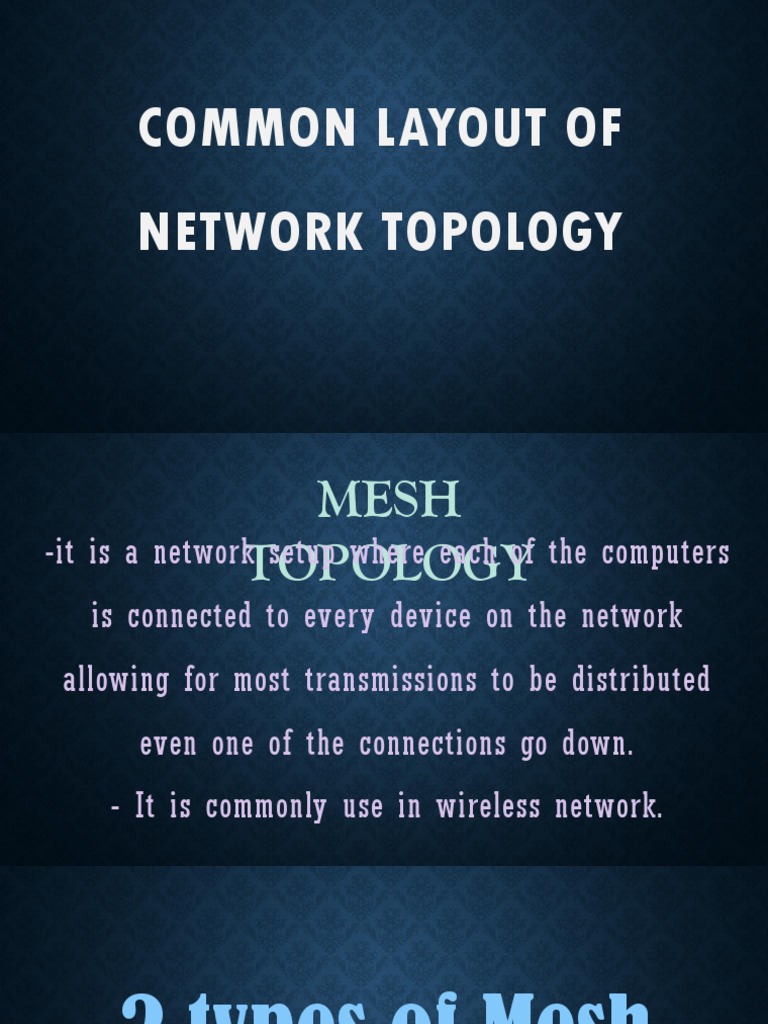 Common Layout of Network Topology | PDF | Network Topology ...
