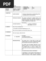 ABM 11 Lesson Plan | PDF | Lesson Plan | Classroom Management