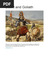 Why Did David Pick Up Five Stones To Fight Goliath | PDF | Goliath | David