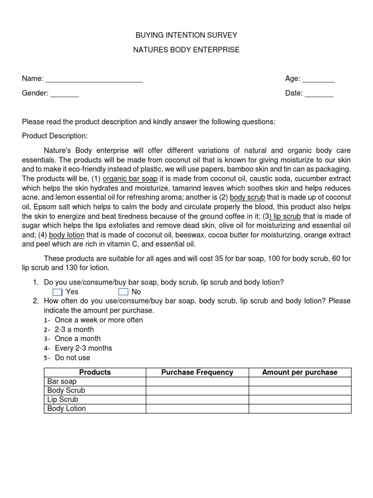 Products Purchase Frequency Amount Per Purchase | PDF | Business