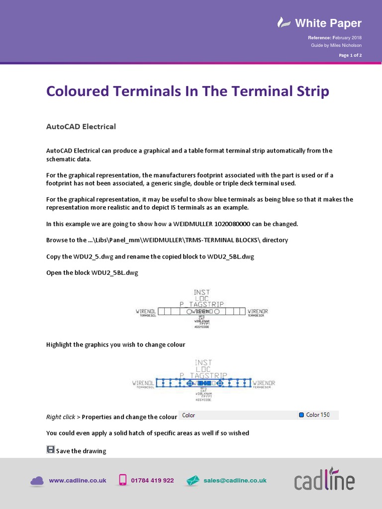 AutoCAD Electrical Tips Tricks 0218 | PDF | Auto Cad | Data