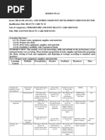 CORE COMPETENCY SESSION PLAN 3 Eim | PDF | Electrical Wiring | Lighting