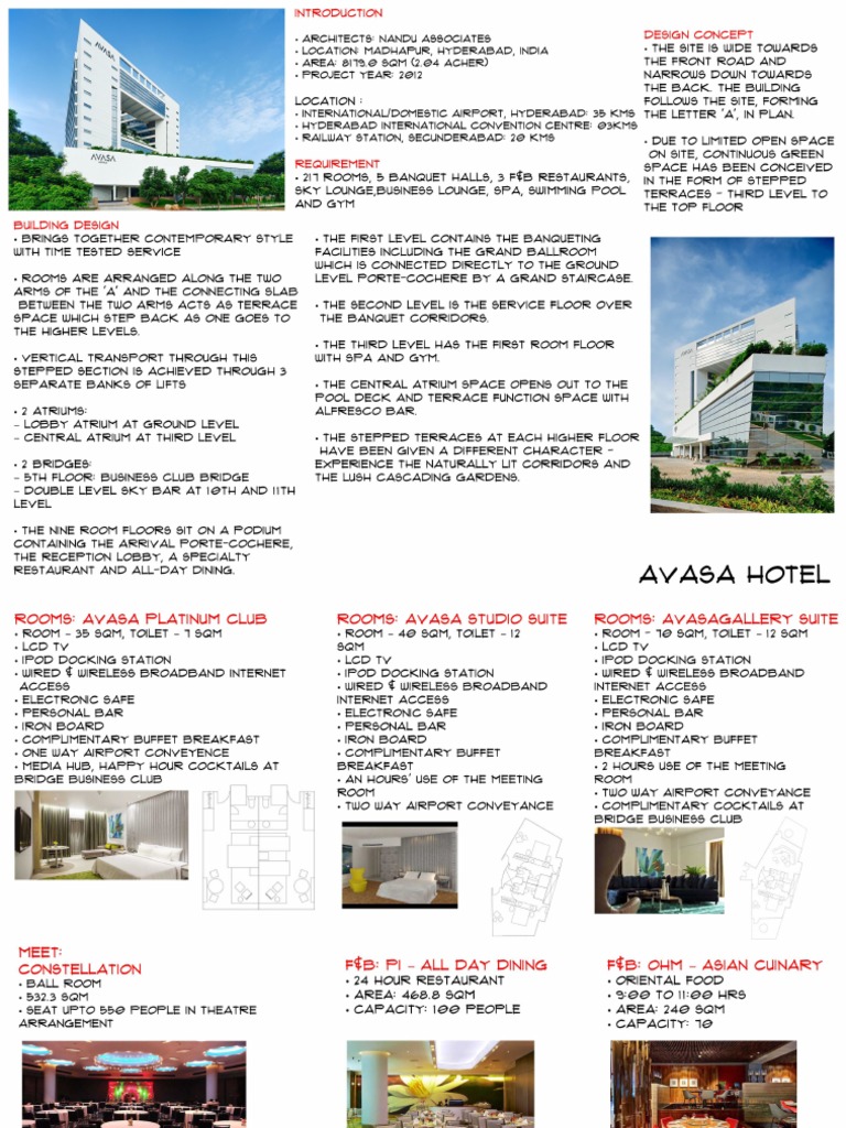 Avasa HOTEL | PDF