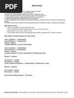 Debate Motions: Understanding & Strategy | PDF | Policy | Argument