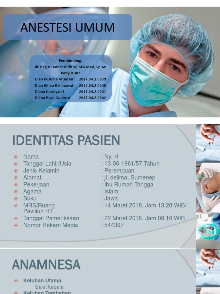 Anestesi Total dalam Operasi VP Shunt | PDF