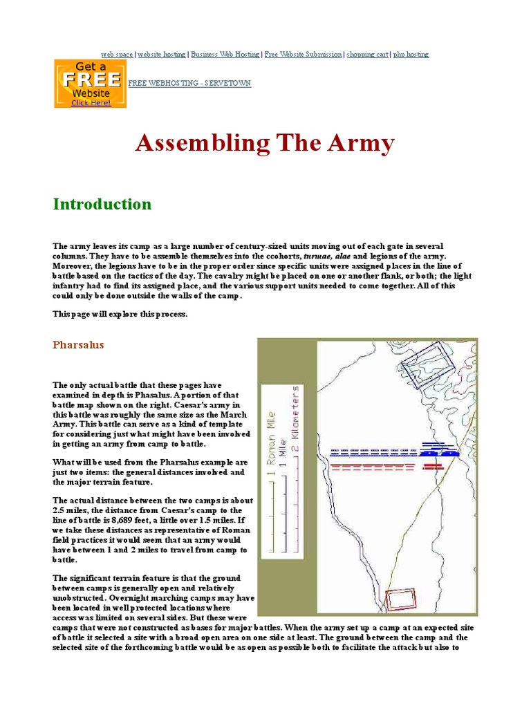 Assembly The Army | PDF | Roman Legion | Cavalry