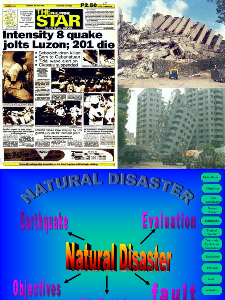 Final Presentation in Grade 8 | PDF | Natural Disasters | Earthquakes