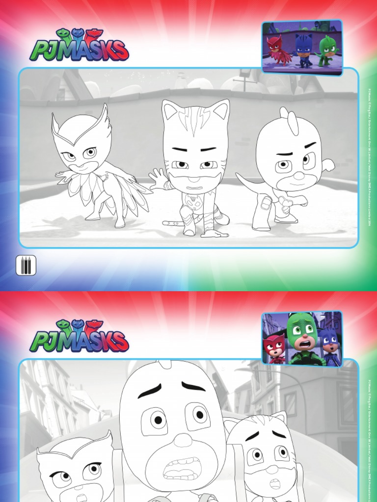 PJ Masks Activity Sheets | PDF