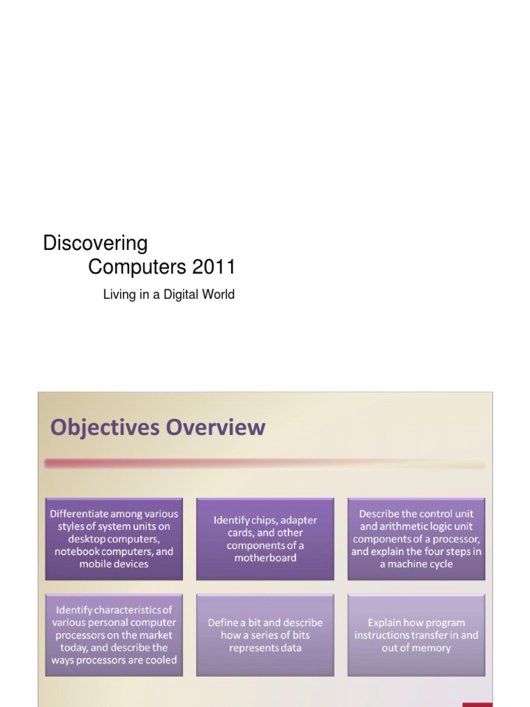Discovering Computers 2011: Living in A Digital World | PDF | Central ...