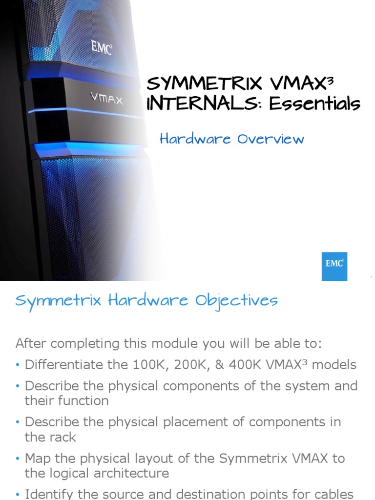 Symmetrix VMAX3 Internals Essentials PDF | PDF | Network Switch | Computer Data Storage