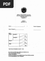 2023 P6 FMA Mendaki PSLE (Paper 1) | PDF | Mathematics