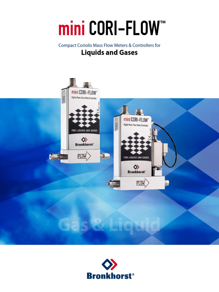 Mini Cori Flow Us | PDF | Flow Measurement | Fluid Dynamics