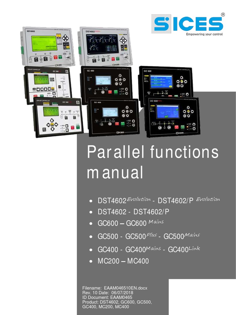 SICES GC315 Controller Manual Overview | PDF | Mains Electricity ...