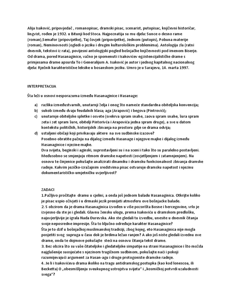 Alija Isakovic | PDF