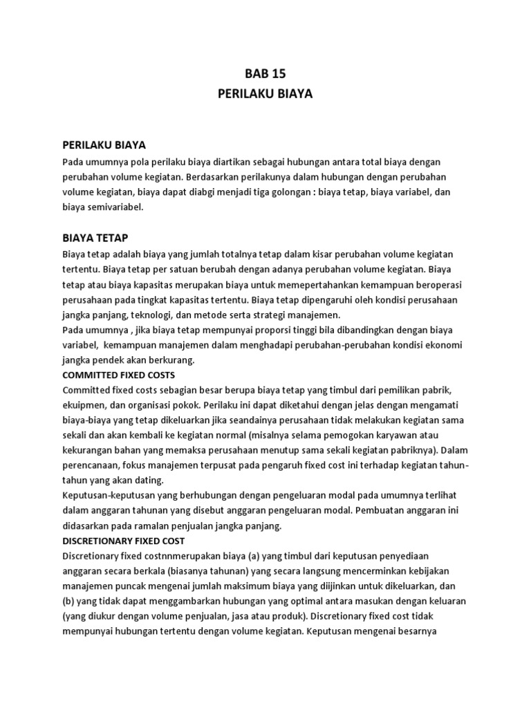 BAB 15 Akbi | PDF | Bisnis | Pengelolaan Keuangan & Uang