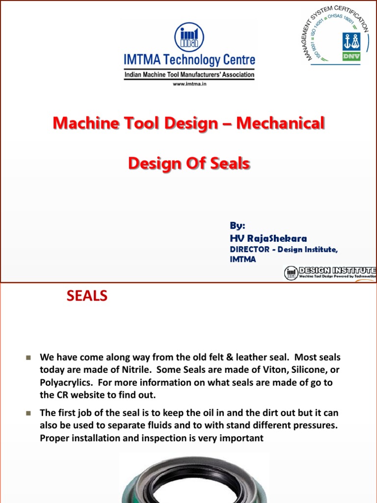 Design of Seals | PDF