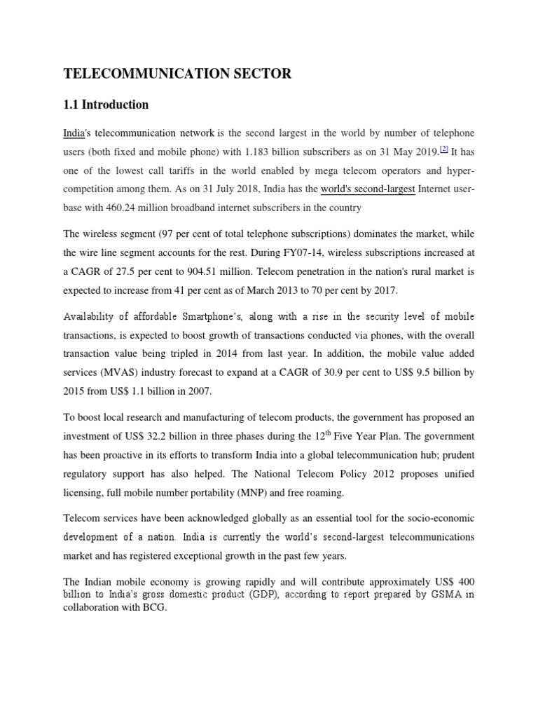 Telecommunication | PDF