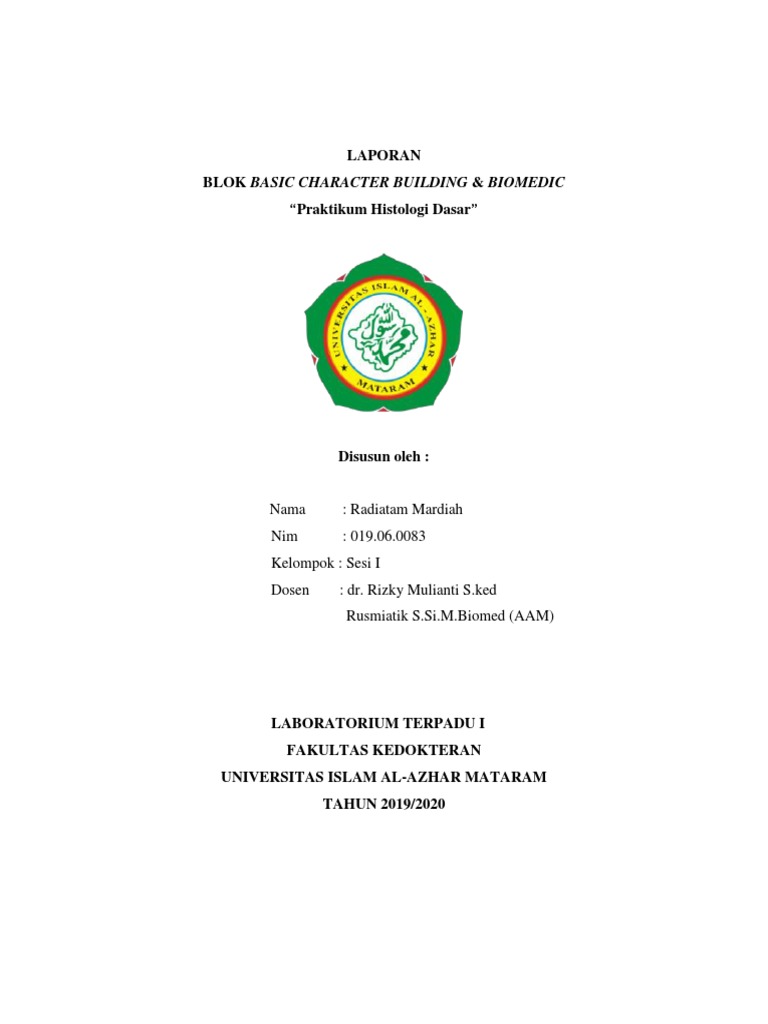 Laporan Praktikum Histologi Dasar | PDF
