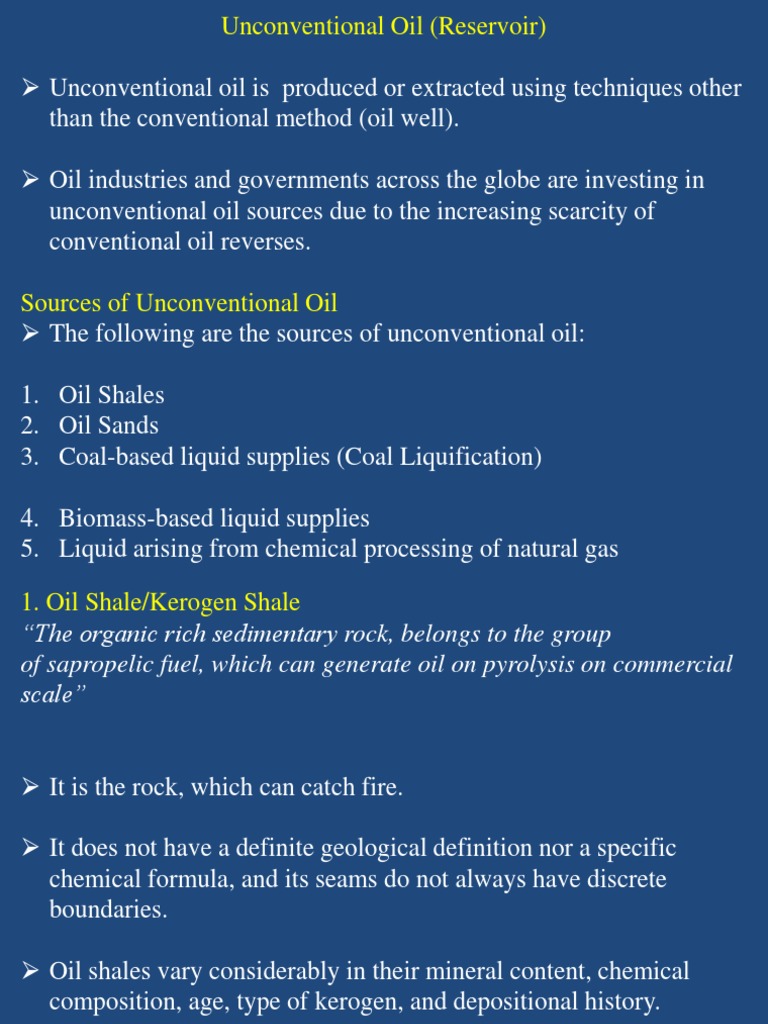 Chapter 10-Unconventional Reservoirs | PDF | Oil Shale | Fossil Fuels