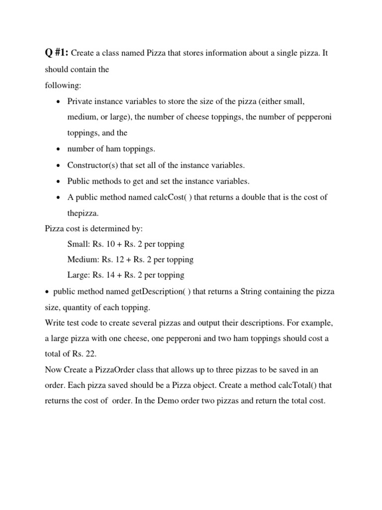Assignment 3 Pdf Method Computer Programming Constructor